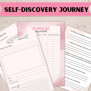 2023 Bucket List, Bucket List Planner, Self Discovery Prompts, Bucket ...