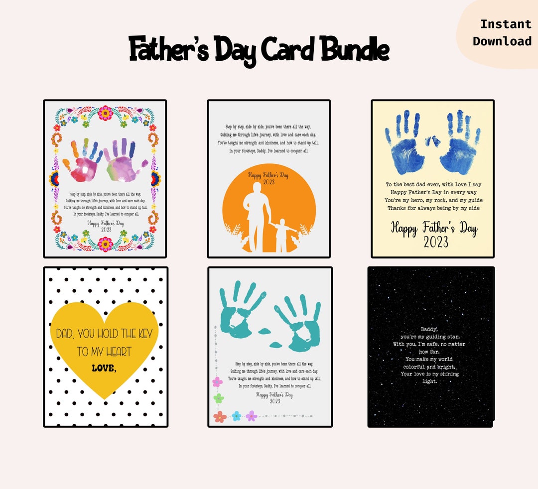 Father's Day Gift Card Bundle, Father's Day Gift, Father's Day ...