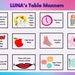 Table Manners, Editable Table Manners, Table Manners Etiquette, Habit ...