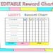 Reward Chart Printable, Instant Download Reward Chart Explore, 12 ...