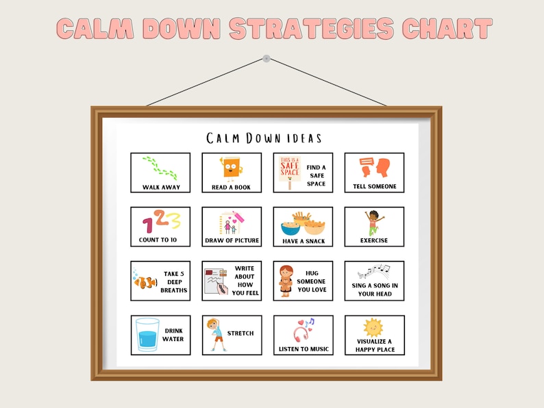 Calm Down Corner Posters, Calm Down Corner Kit, Calming Corner Wall Art ...