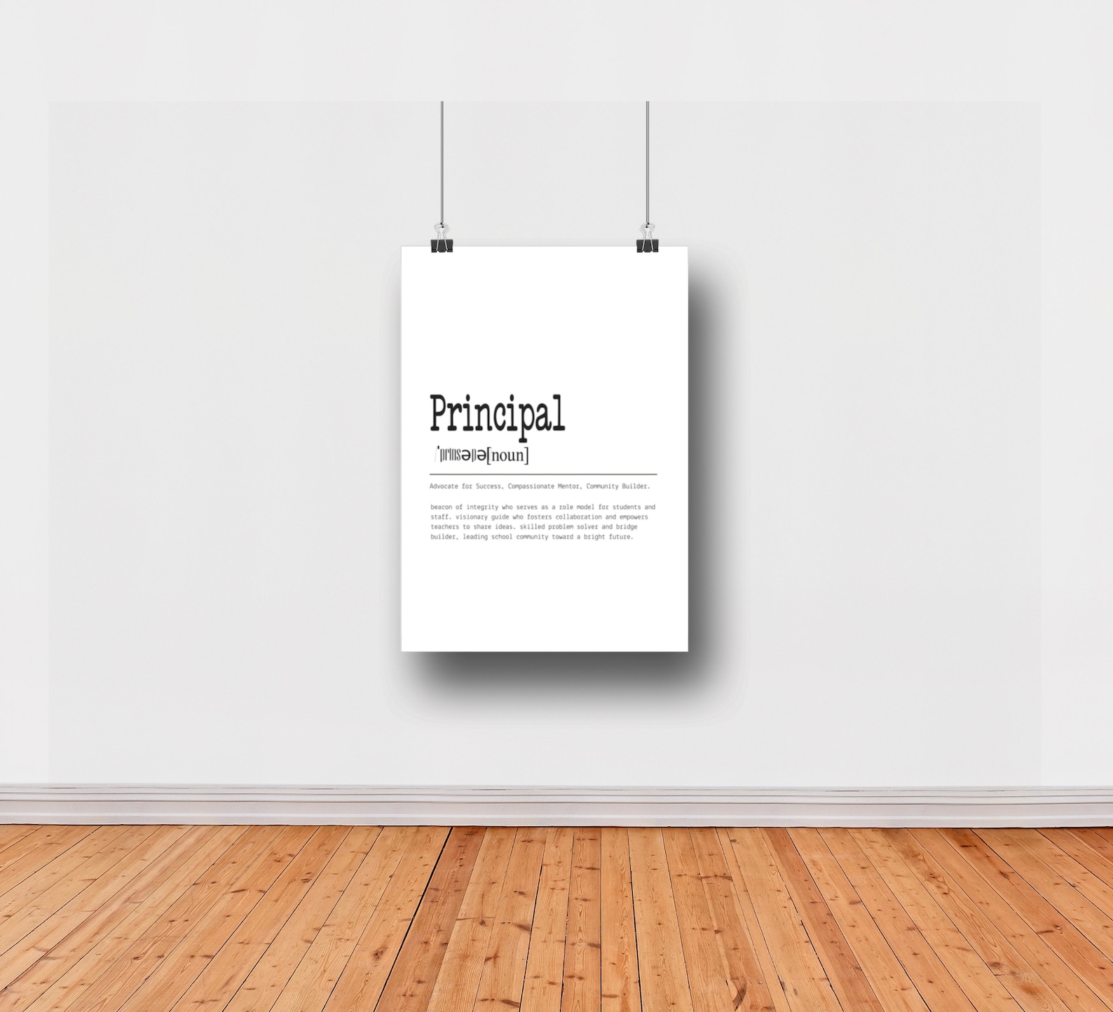 Editable School Principal Printable, School Principal Gift, Principal ...