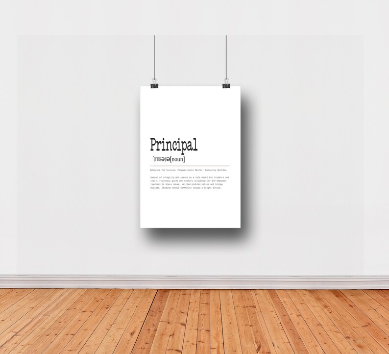 Editable School Principal Printable, School Principal Gift, Principal ...