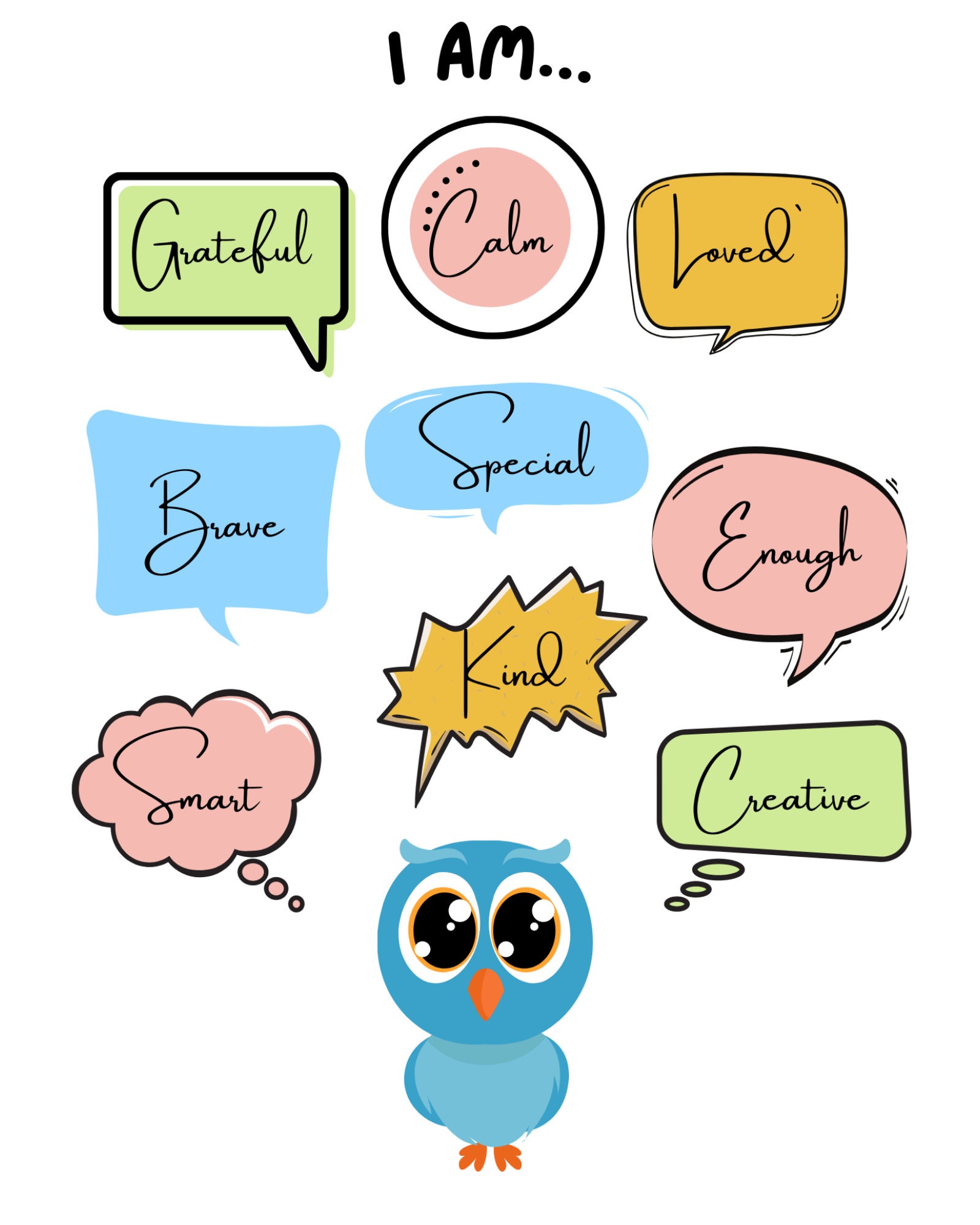 Calm Down Corner Posters Calm Down Corner Kit Calming Corner Etsy