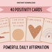 Daily Affirmation Cards, Printable Cards, Positive Affirmation Cards ...