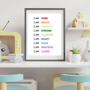 Calm Down Corner Kit, Calming Corner Wall Art, Calming Corner Chart ...