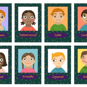 Feelings Flash Cards, Emotions Cards, Feelings Cards, Self Regulation ...
