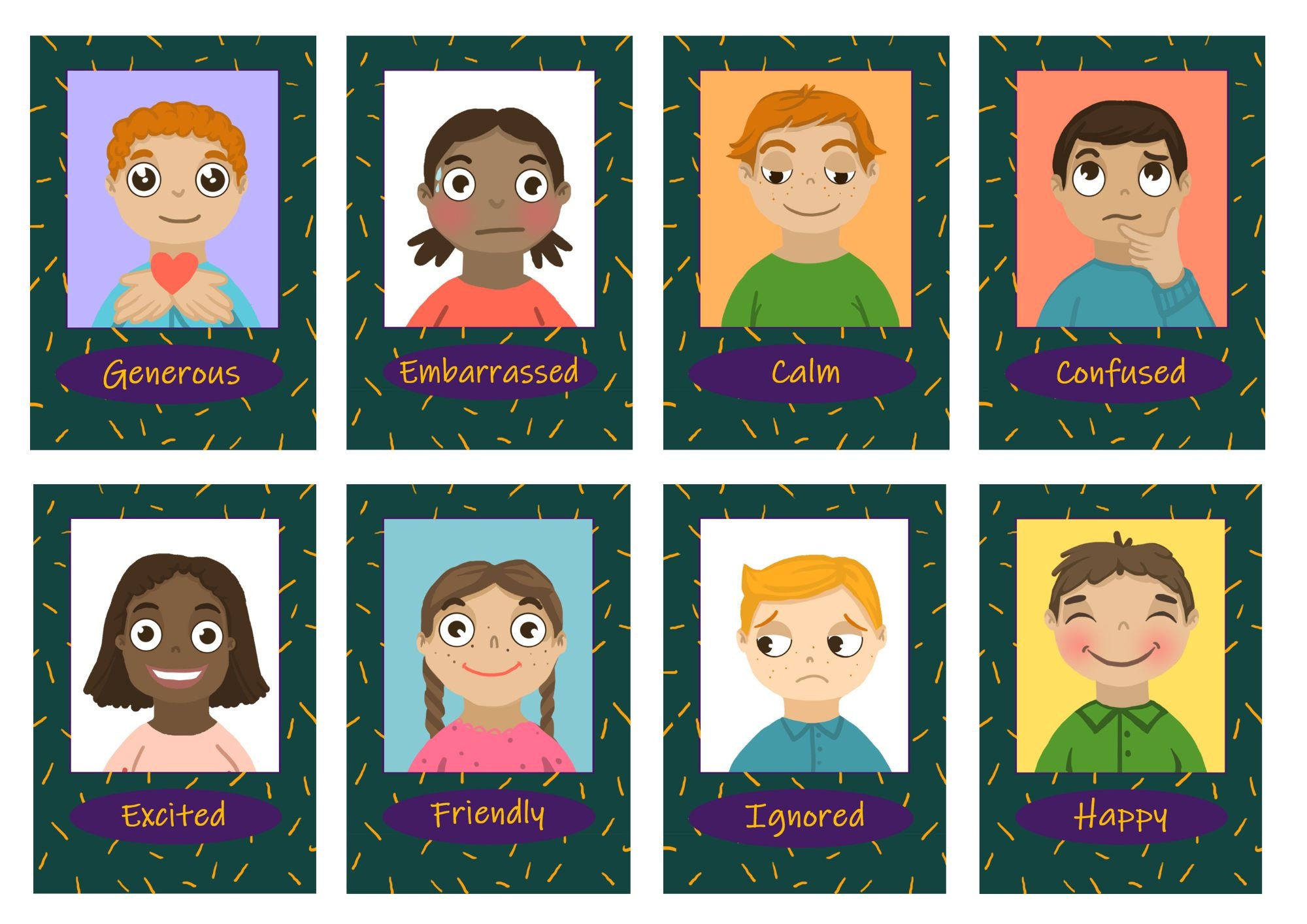 Emotions Cards, Feelings Cards, Emotions Printable, Self Regulation ...