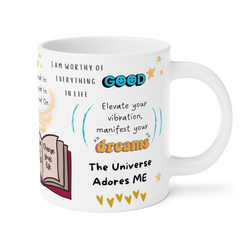Vortex Mug, Affirmations Mug, Manifestation Mug, Positive Affirmations ...