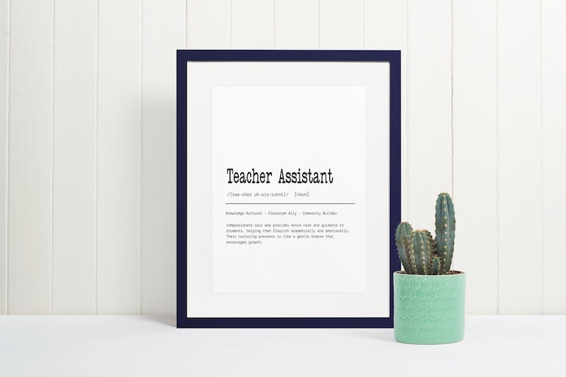 Editable School Teacher Assistant Poster L Printable Teacher - Etsy