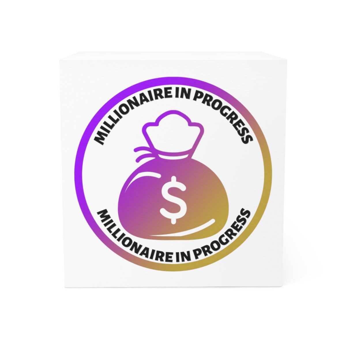 Millionaire Sticky Notes, Millionaire Note Cube, Paper Sticky Note ...
