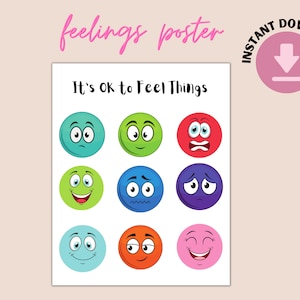 Kids Emotions, Emoji, Emoji Poster, Feelings Chart, Emotions Chart for ...