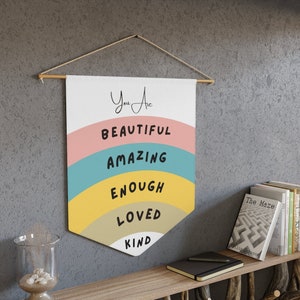 Things to Remember, Daily Affirmations Pennant, Motivational Pennant ...