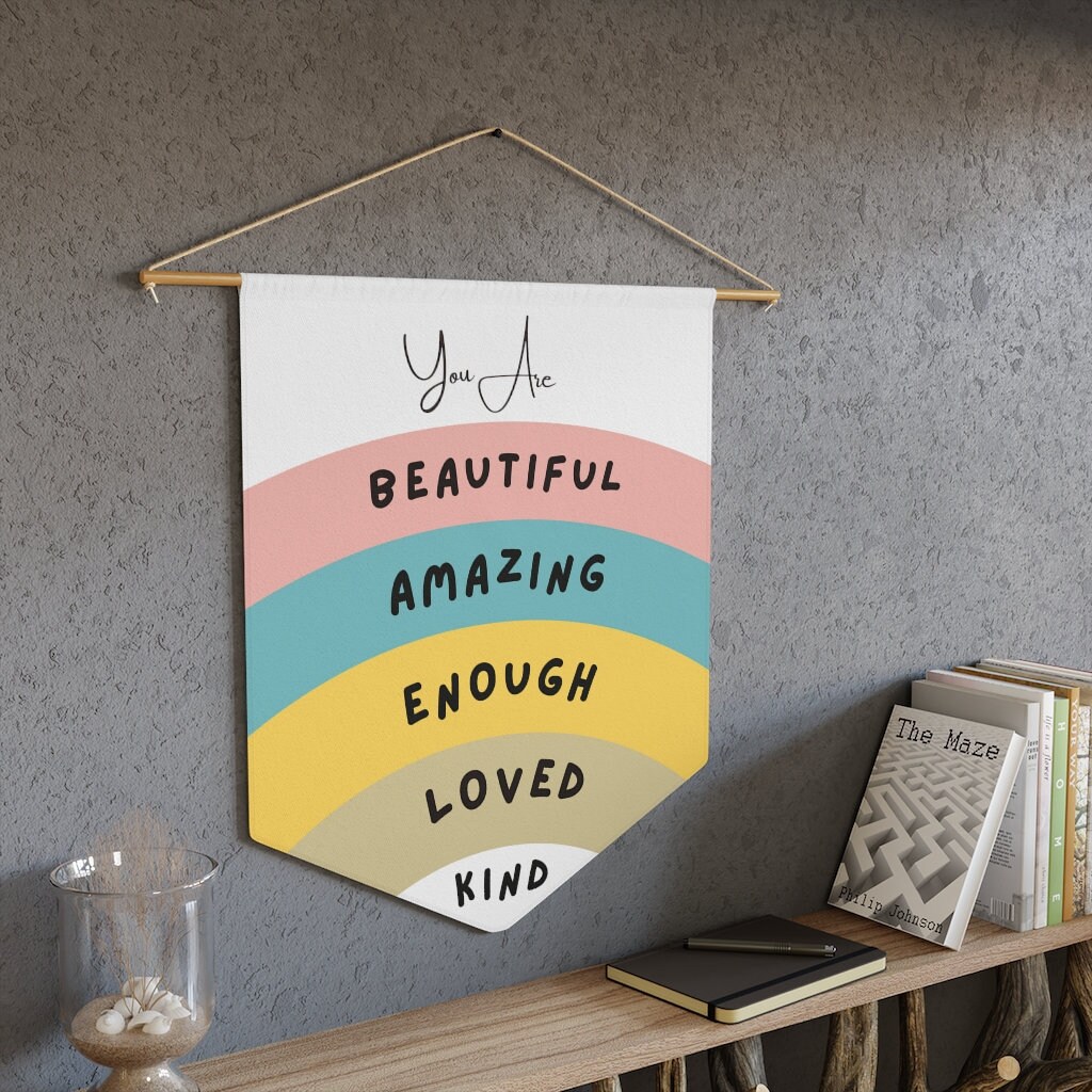 Things to Remember, Daily Affirmations Pennant, Motivational Pennant ...