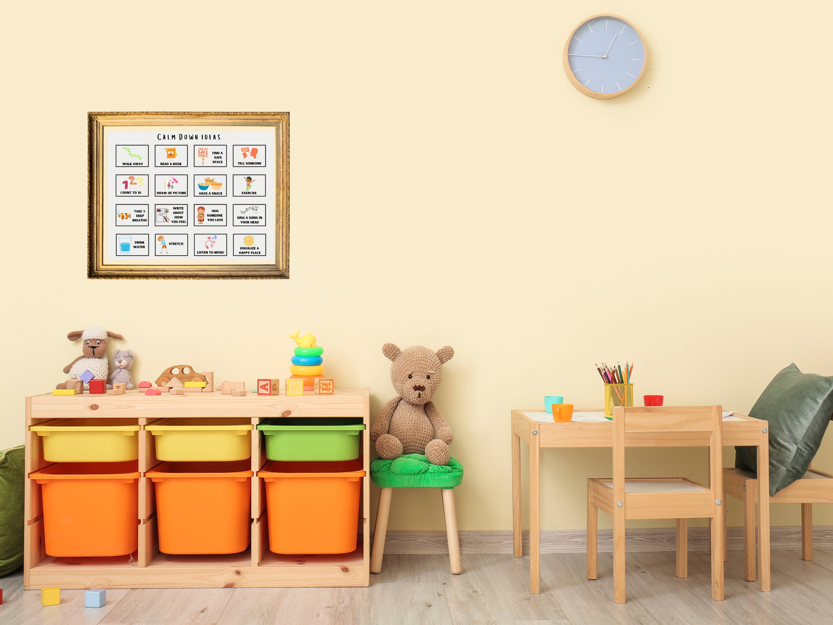 Calming Down Strategies Poster, Calm Down Chart, Coping Skills Poster ...