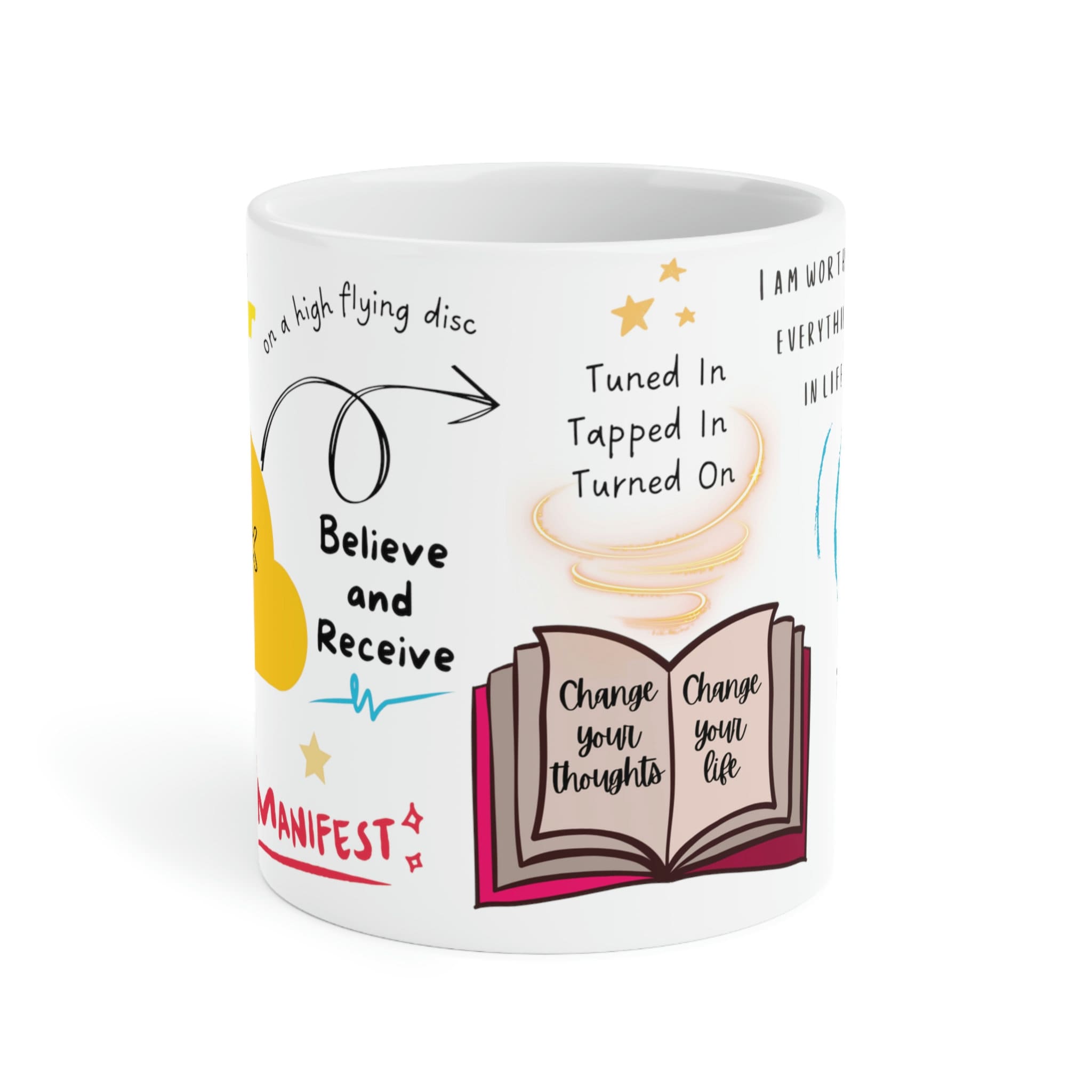 Vortex Mug, Affirmations Mug, Manifestation Mug, Positive Affirmations ...