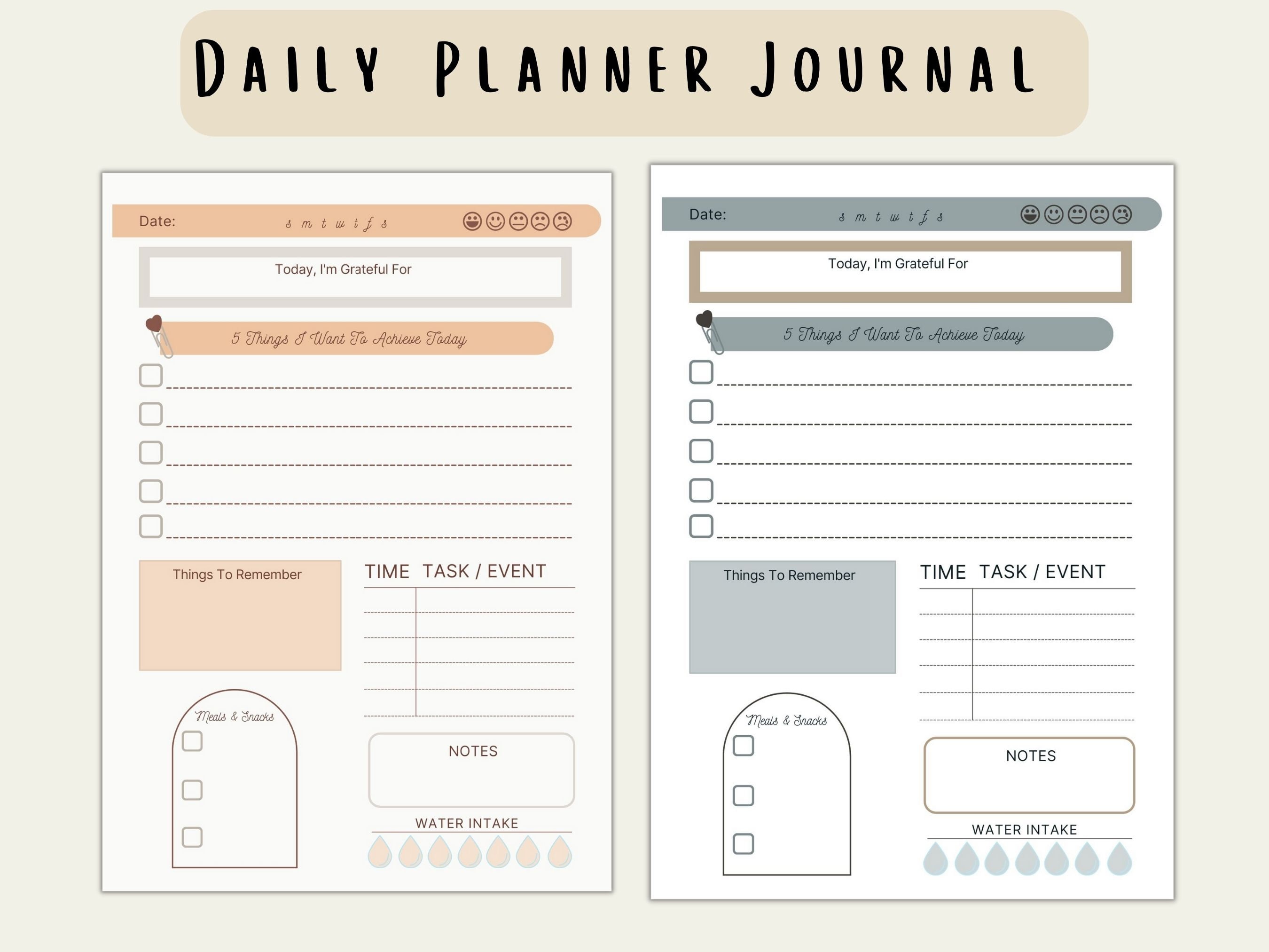 To Do List, Daily Task Checklist, Daily Planner Productivity Tracker ...