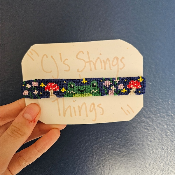 String Alpha Bracelet - Etsy