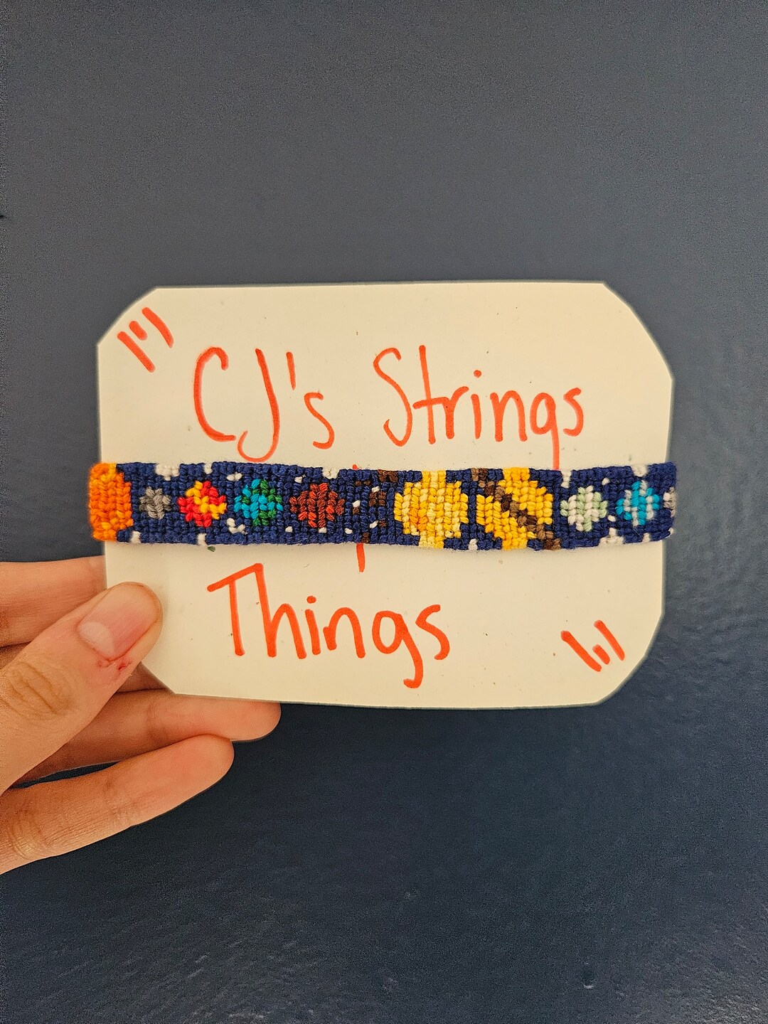 Solar System (with Pluto) Handmade Alpha String Friendship Bracelet ...