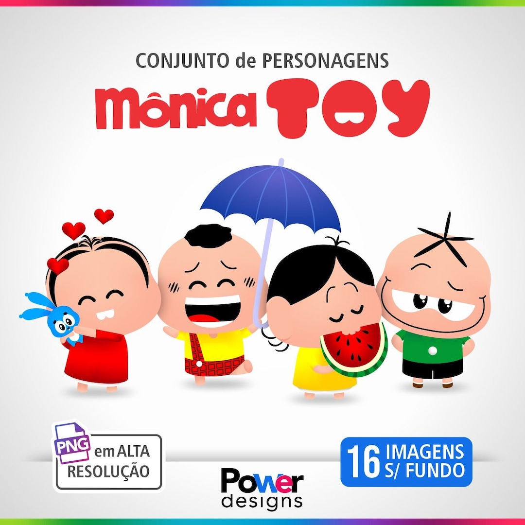 Monica's Gang TOY Characters Digital Archive - Etsy