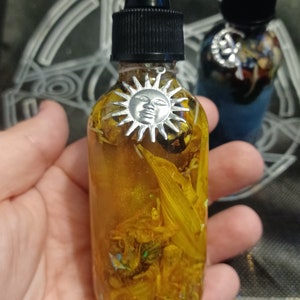 Sun Oil-moon Oil-dark Moon Oil-new Moon Oil - Etsy