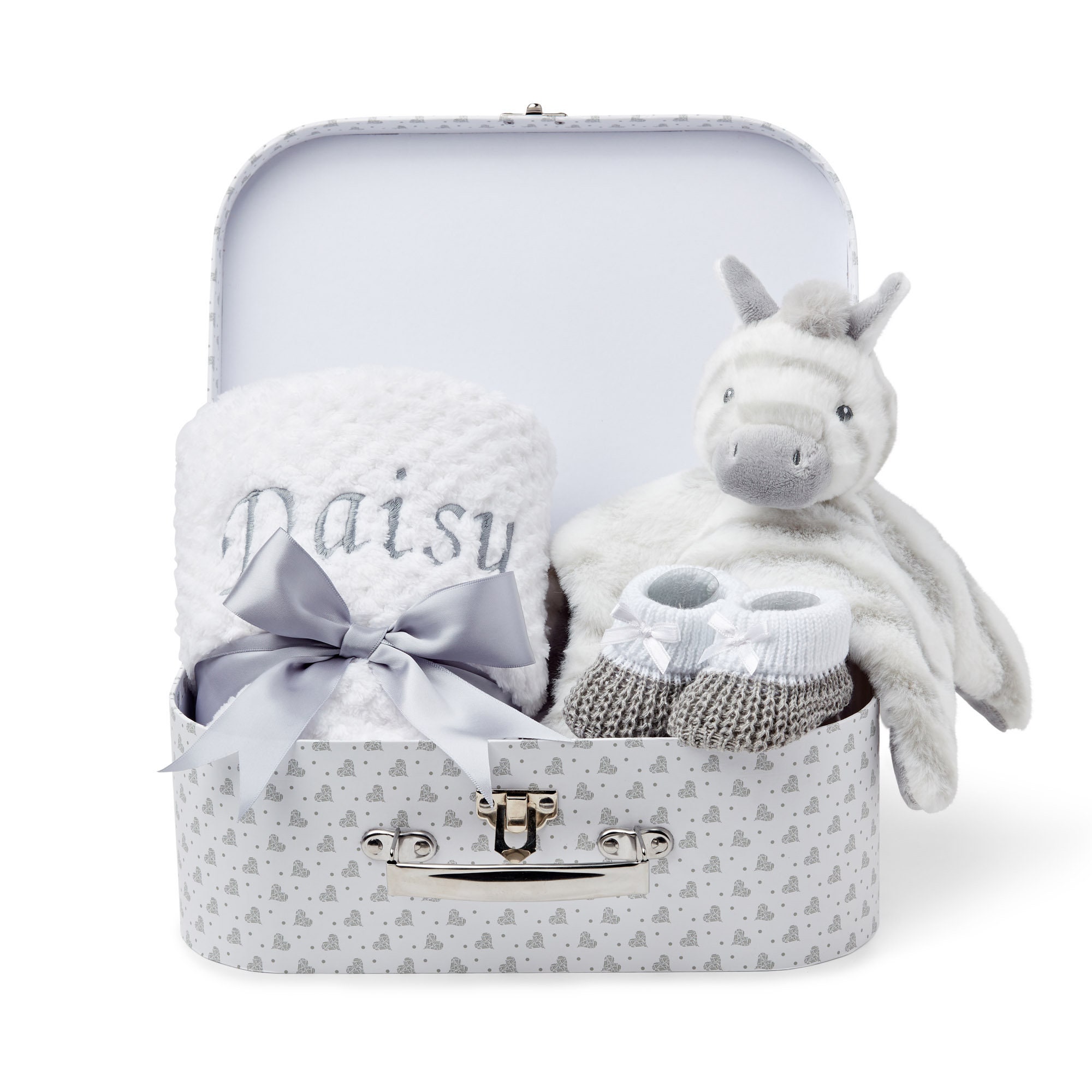 Personalised Embroidered New Baby Gift Set Baby Shower Gift Unisex ...