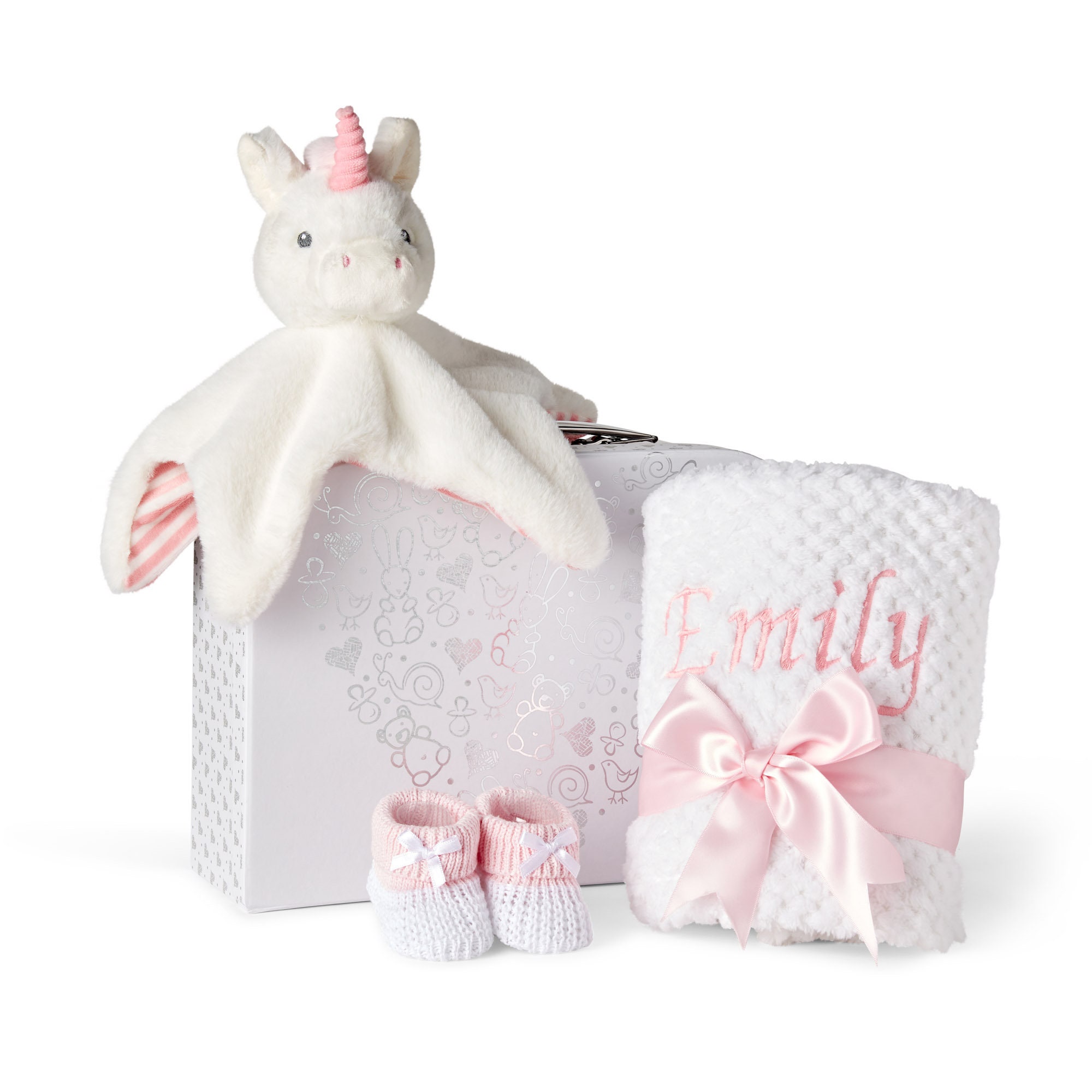 Personalised Embroidered New Baby Gift Set Baby Shower Gift Unisex ...