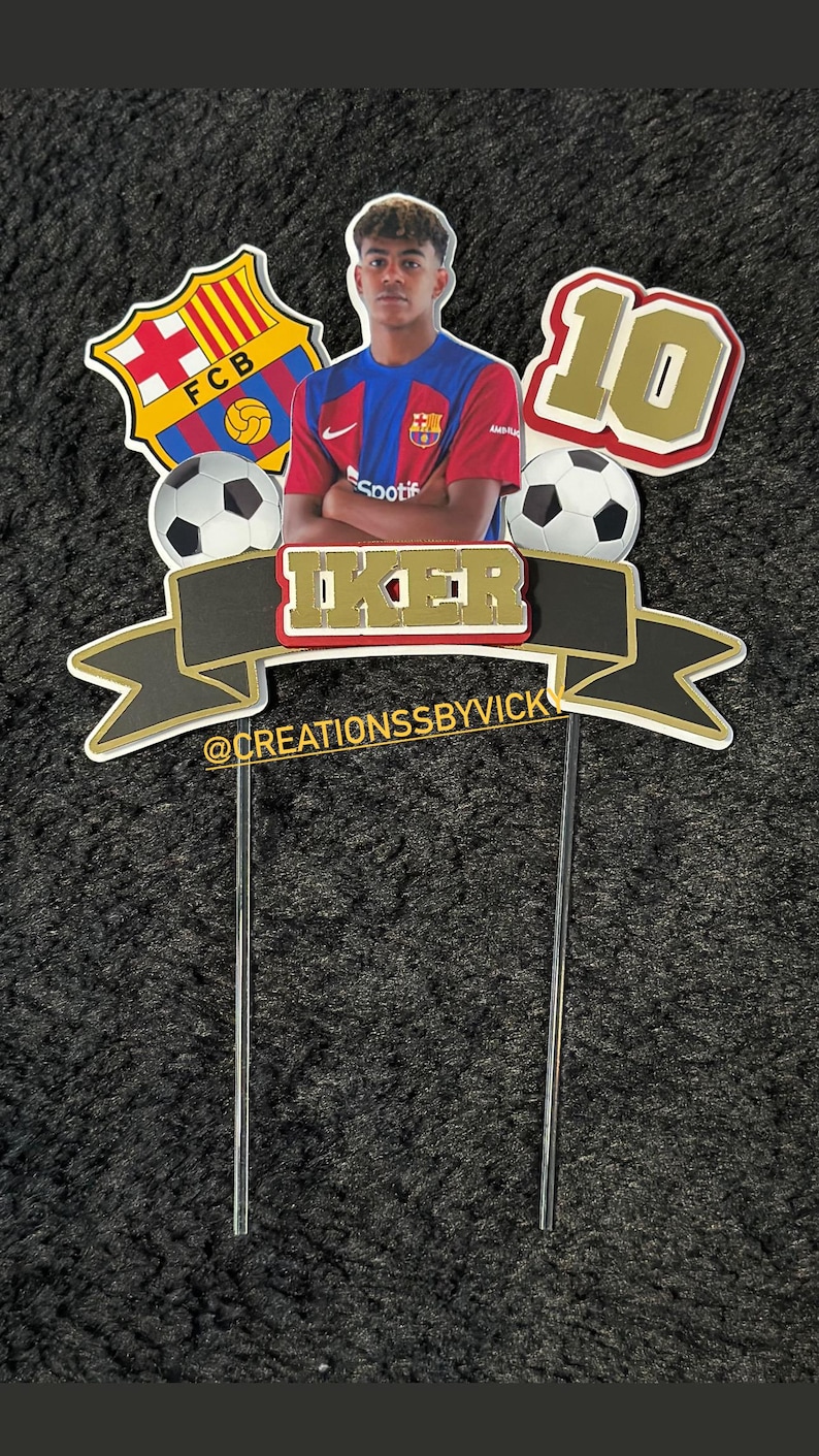 Barcelona Cake Topper - Etsy