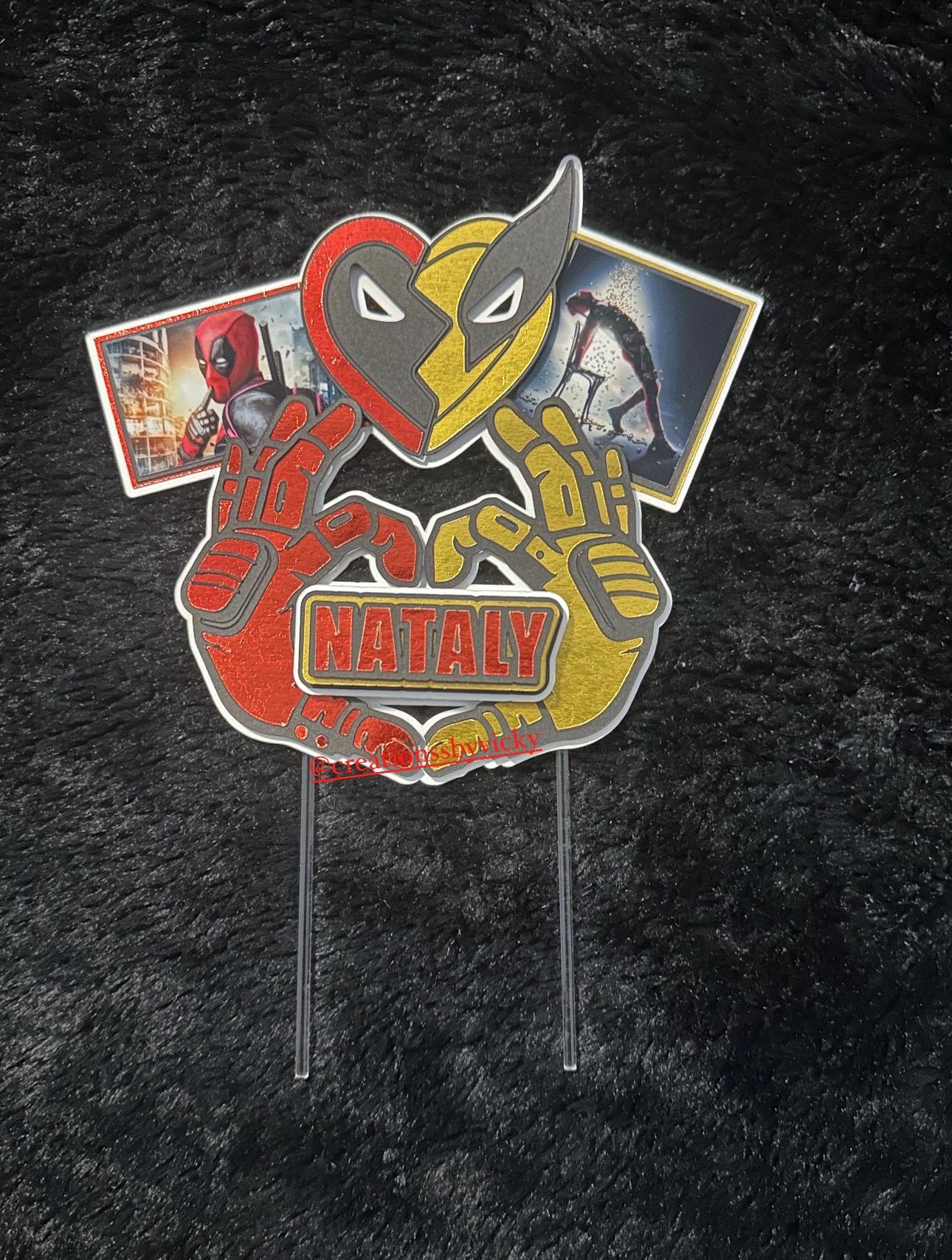 Deadpool & Wolverine Cake Topper - Etsy