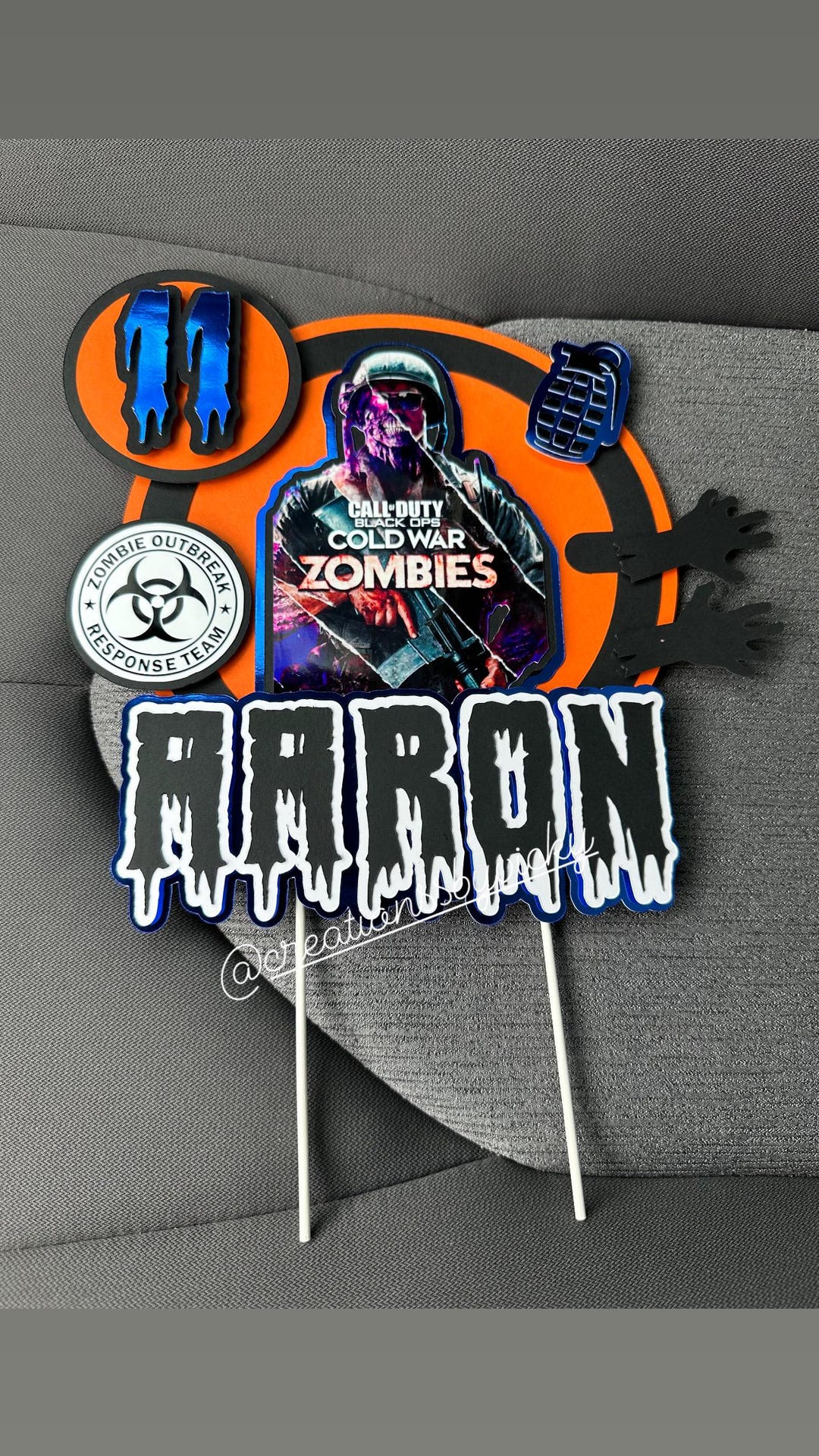 Call of Duty Zombies Cake Topper - Etsy