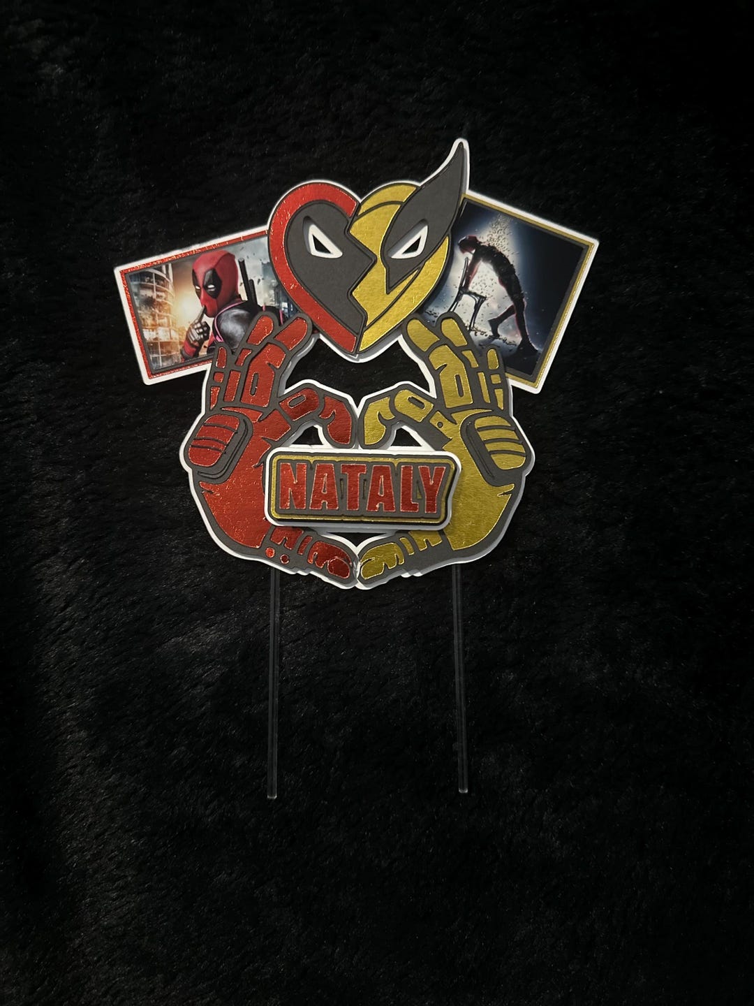 Deadpool & Wolverine Cake Topper - Etsy