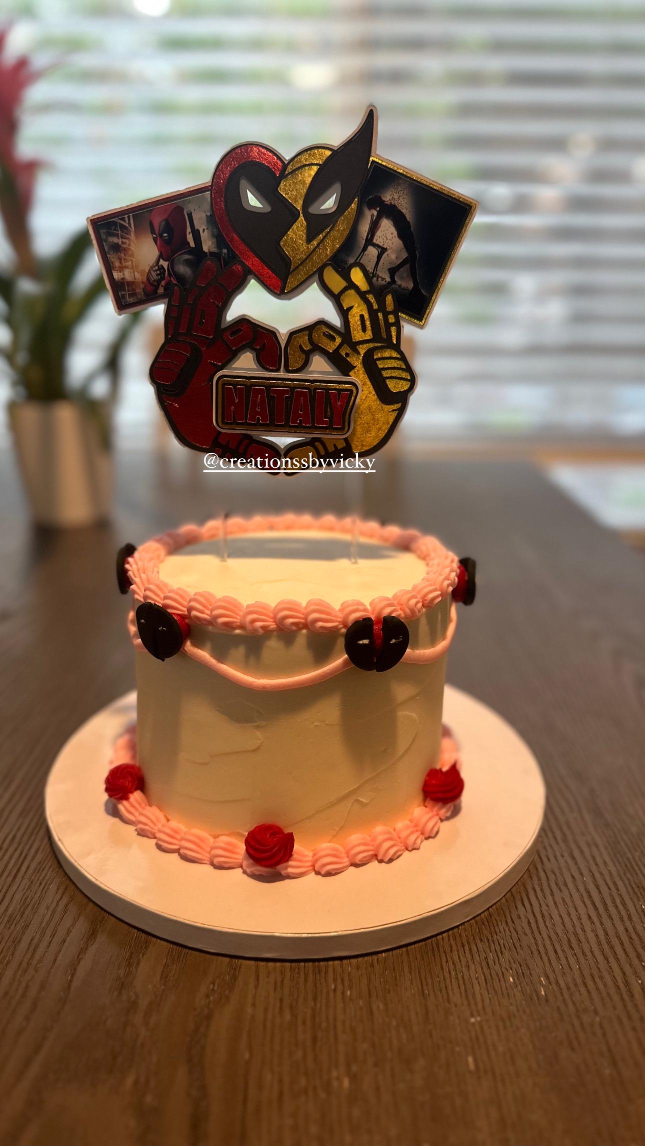 Deadpool & Wolverine Cake Topper - Etsy