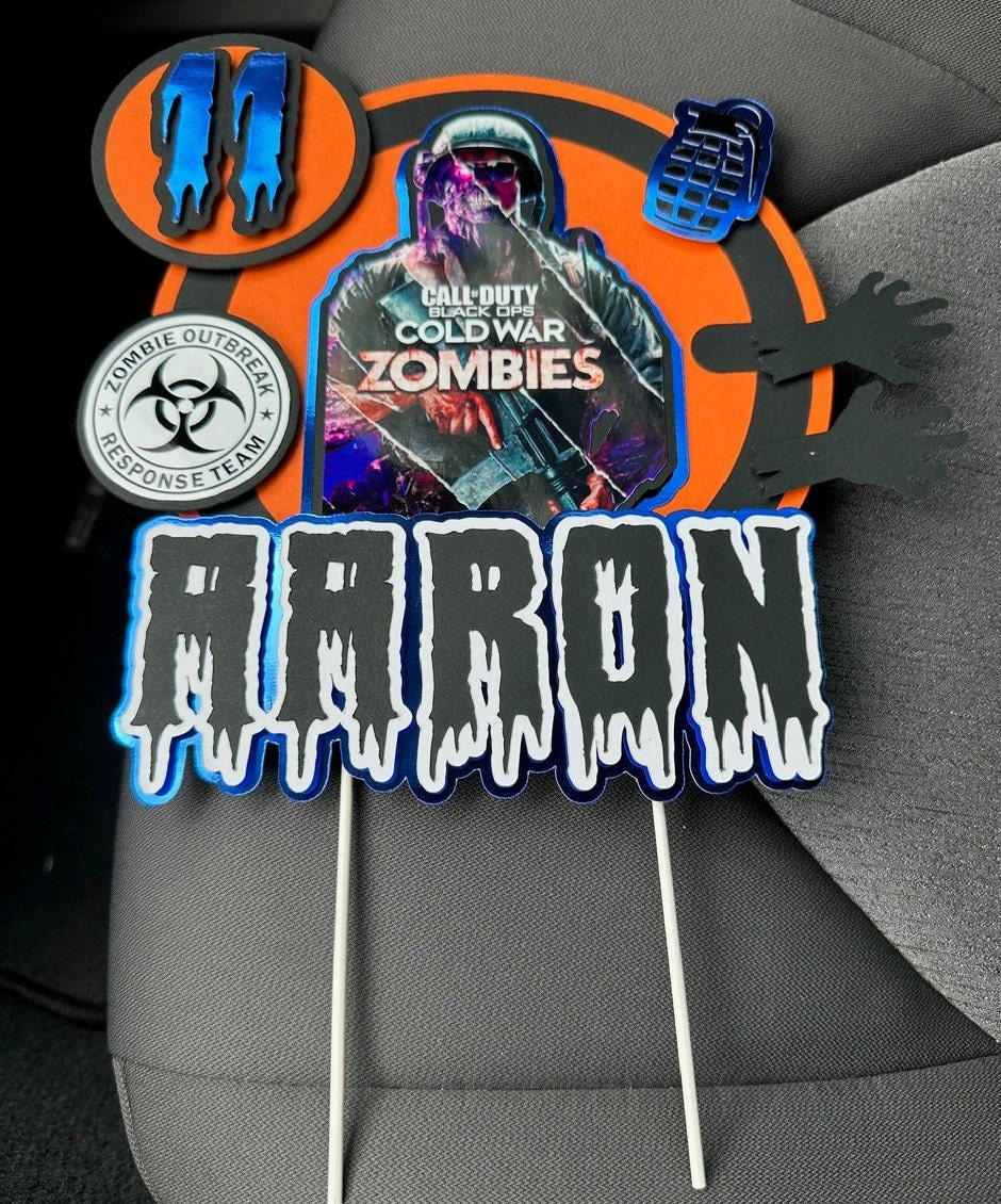 Call of Duty Zombies Cake Topper - Etsy