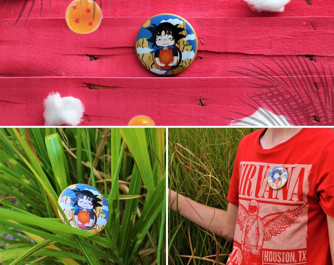 Dragon Ball Son Goku Printed Badge - Etsy