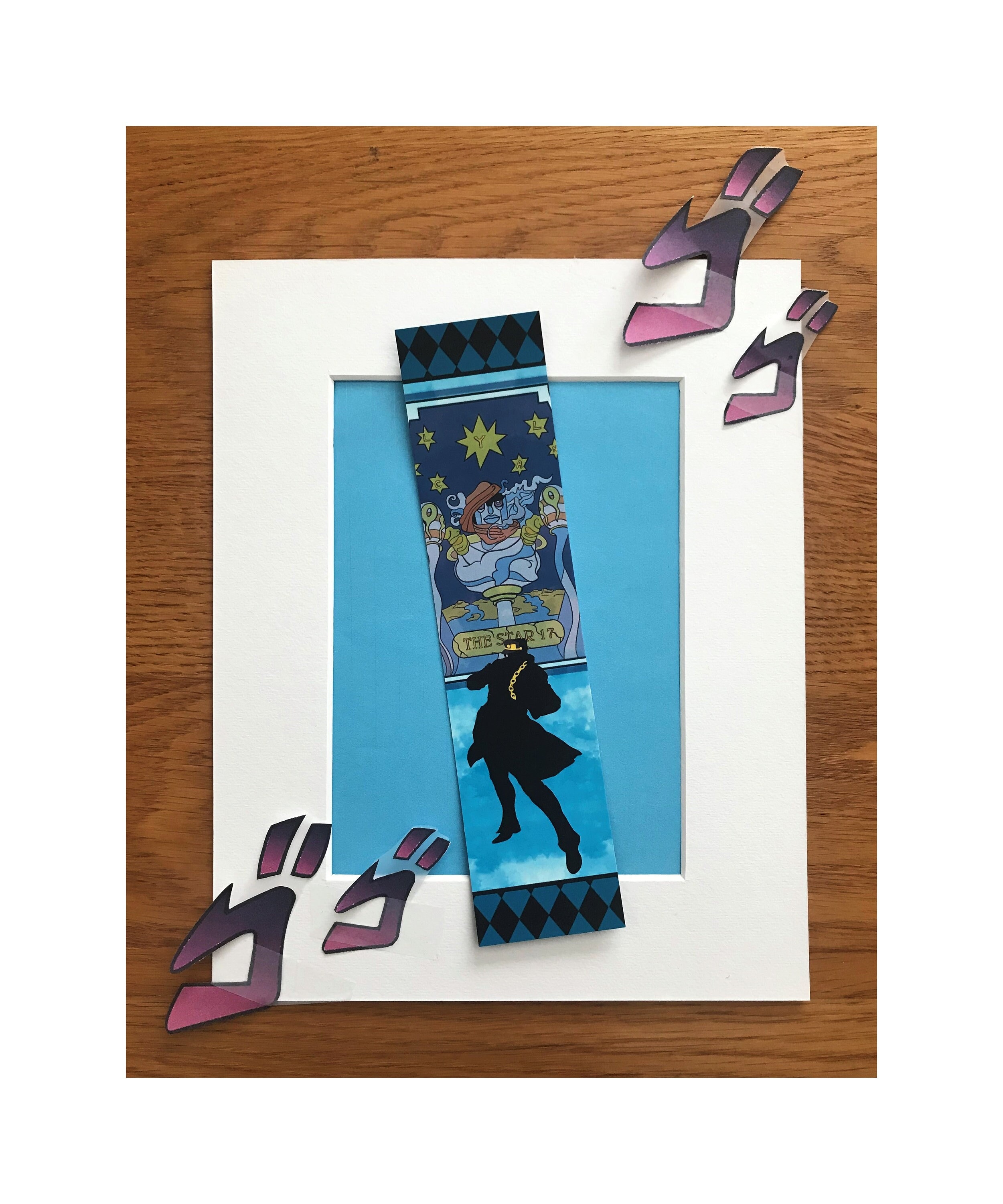 Jojo's Bizarre Adventure Jotaro Kujo Printed Bookmark - Etsy