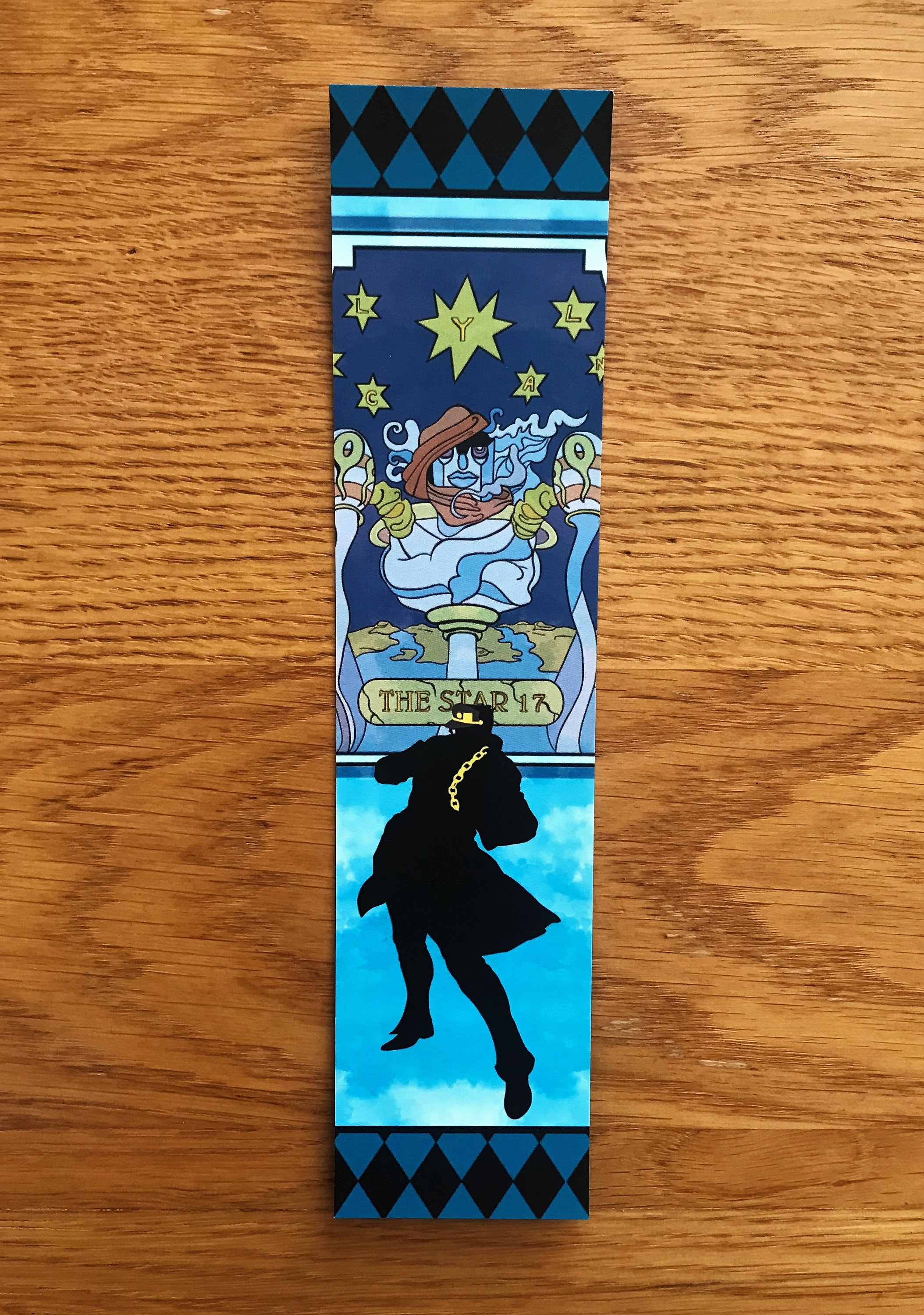 Jojo's Bizarre Adventure Jotaro Kujo Printed Bookmark - Etsy
