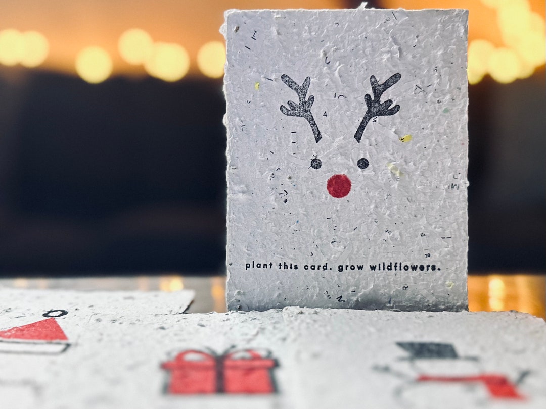 Wildflower Plantable popular Eco Friendly Cards Christmas