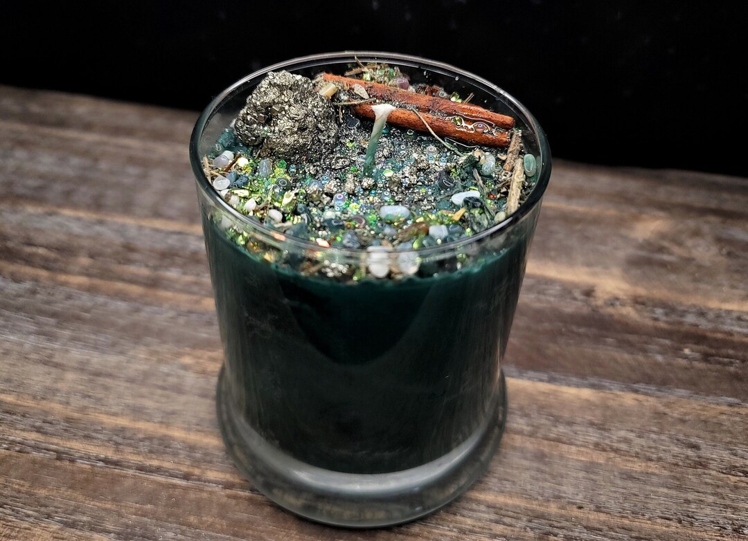 Abundance Candles | Clove and Fir | Pyrite | Cinnamon | Align | Luck ...