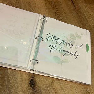 Wedding Day Binder Template, Wedding Binder, Day of Coordinator Binder ...