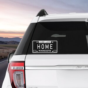 Minnesota Home License Plate SVG for Cricut Cut Template | MN T-shirt ...