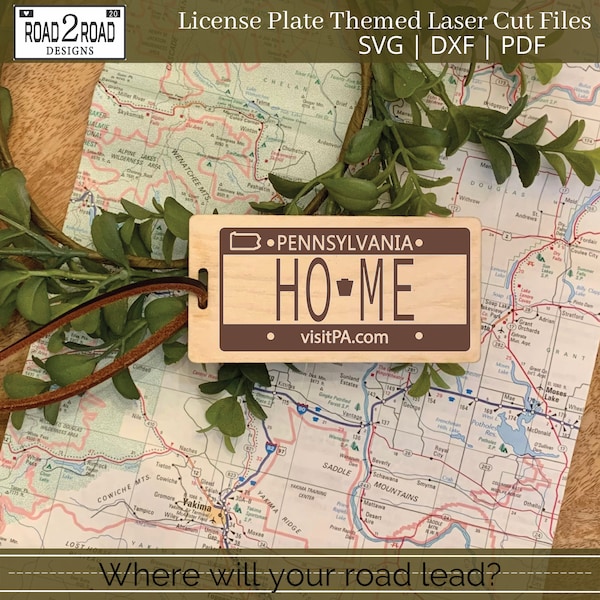 Pa License Plate Svg - Etsy