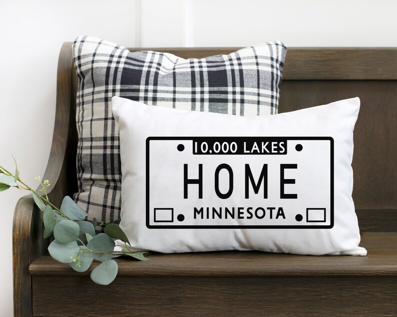 Minnesota Home License Plate SVG for Cricut Cut Template | MN T-shirt ...