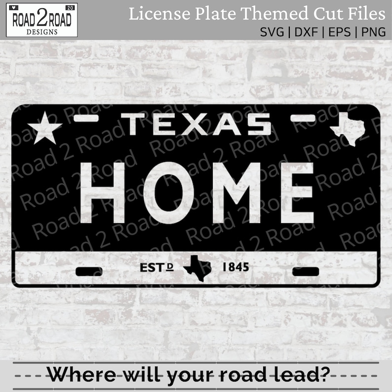 Texas SVG TX License Plate Svg Texas Blackout Svg Texas - Etsy