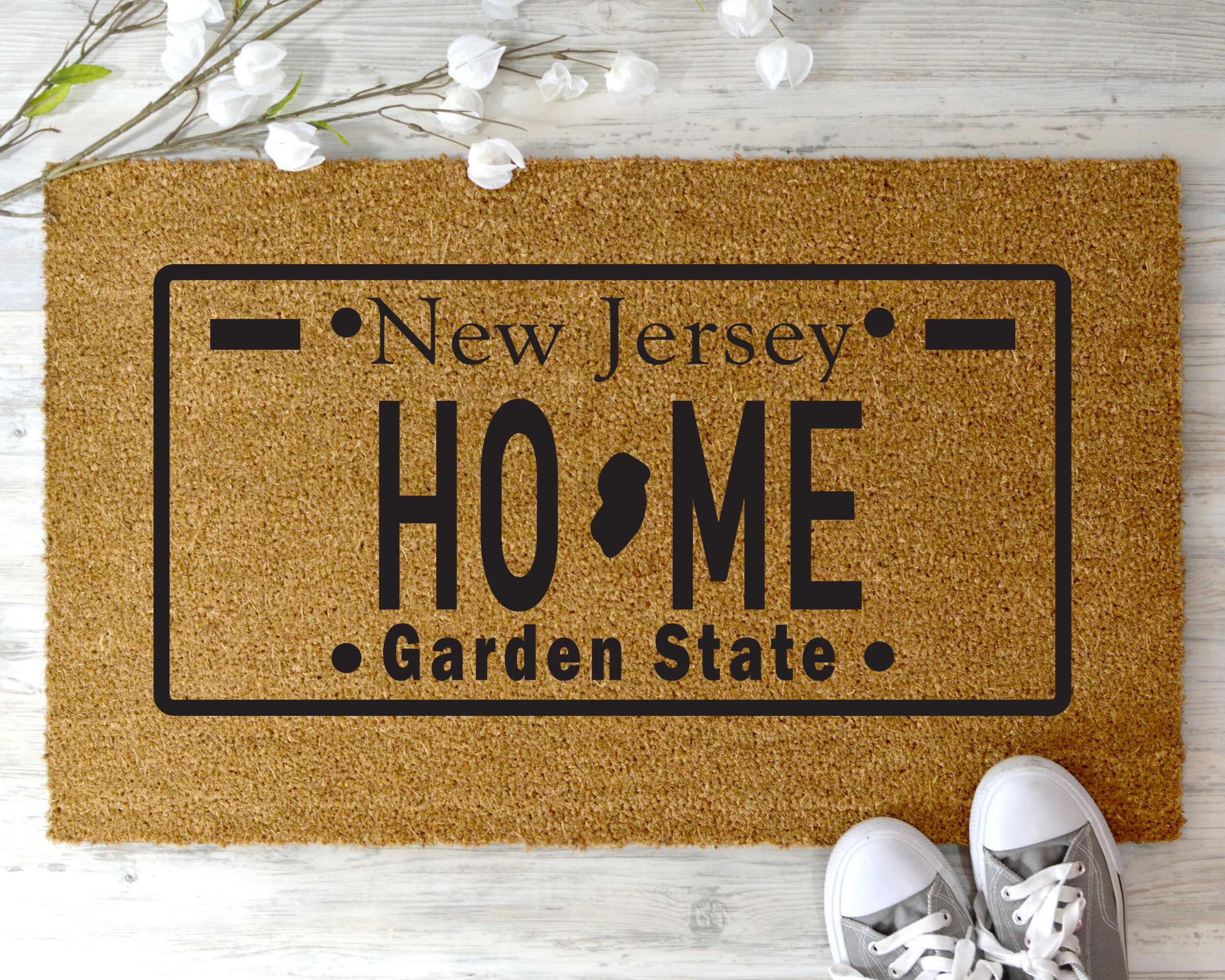 New Jersey License Plate SVG | New Jersey State Shape | Svg for Cricut ...