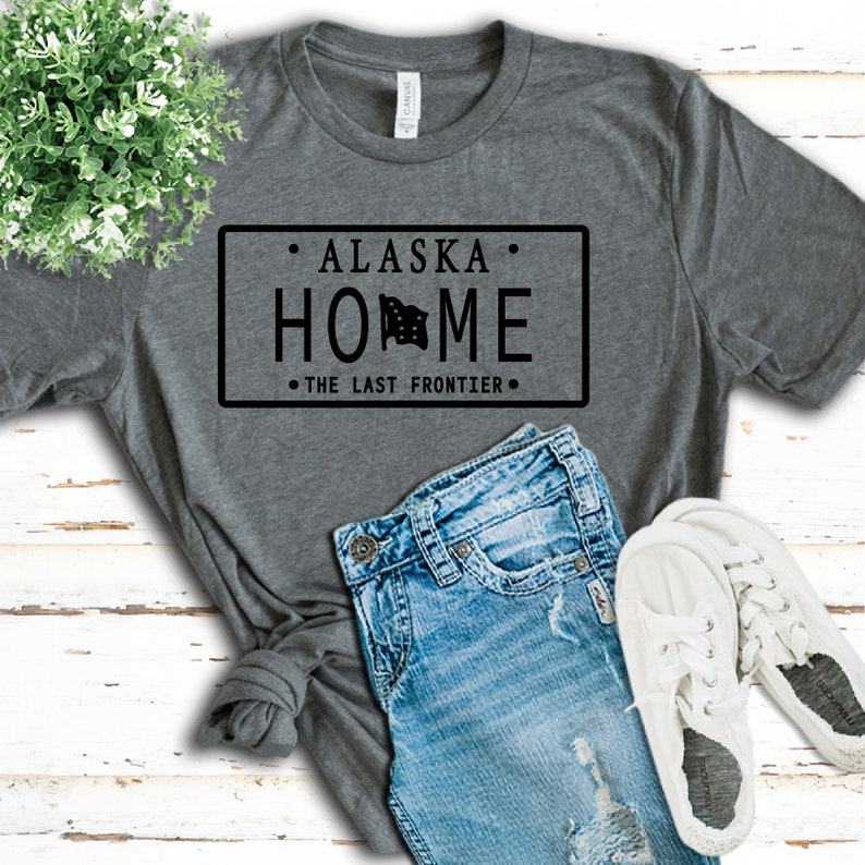 Alaska License Plate SVG Star Flag SVG Cut File the Last - Etsy