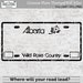 Alberta Blank License Plate SVG Downloadable Cut File - Custom License ...