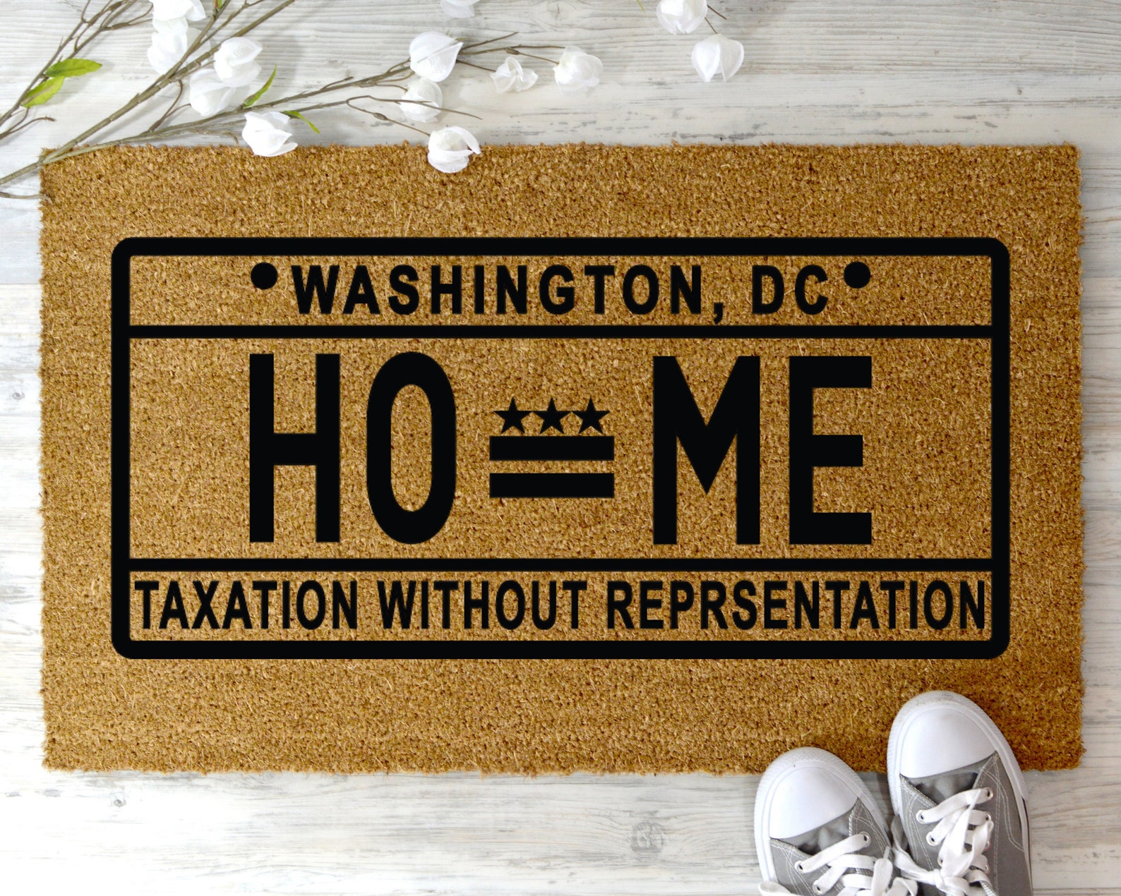 Washington DC License Plate SVG Cut File Template for Cricut | Etsy