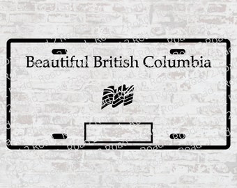 Alberta Blank License Plate SVG Downloadable Cut File Custom License ...