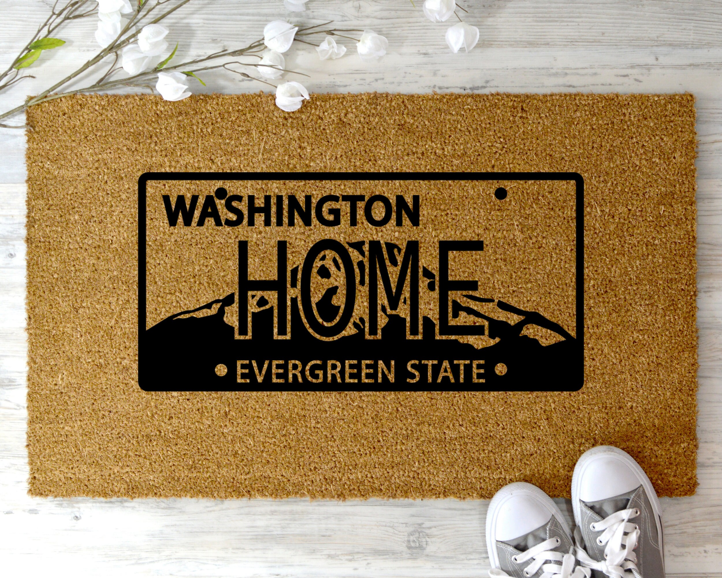 Washington License Plate SVG Washington State Home Love Svg - Etsy UK