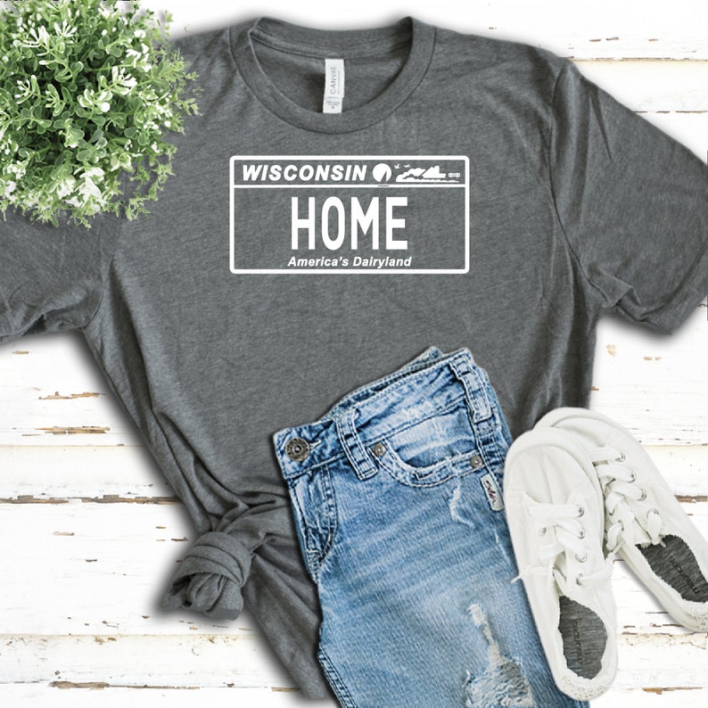 Wisconsin License Plate SVG Cut File - Car Window Decal Svg - WI is ...